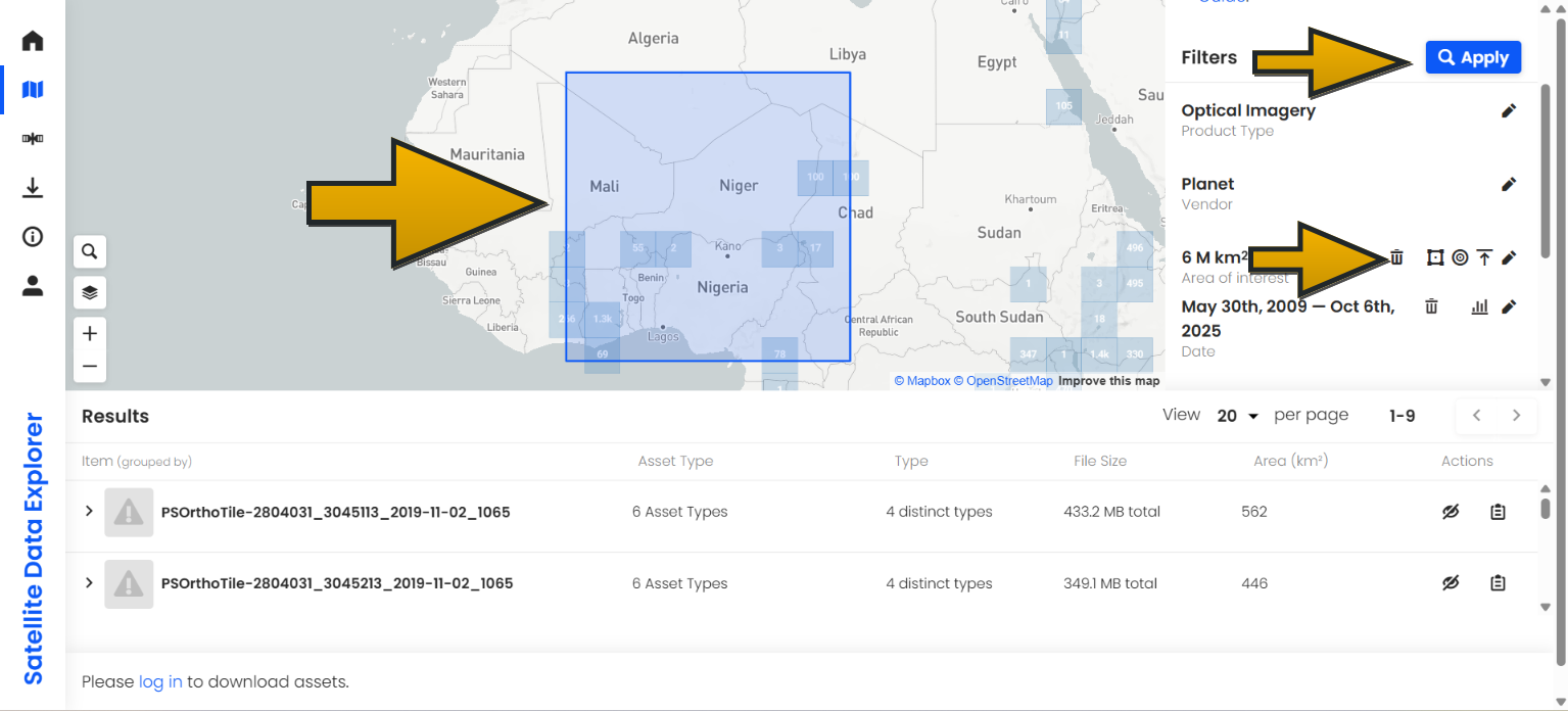 Satellite Data Explorer